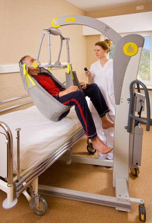 Mobile hoists with tilting spreader bar 2610 (Victor) - Handi-Move